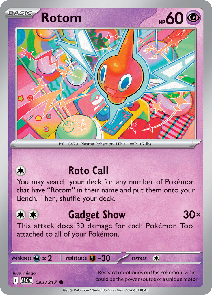Rotom Ascended Heroes Pokemon Card | Pikawiz