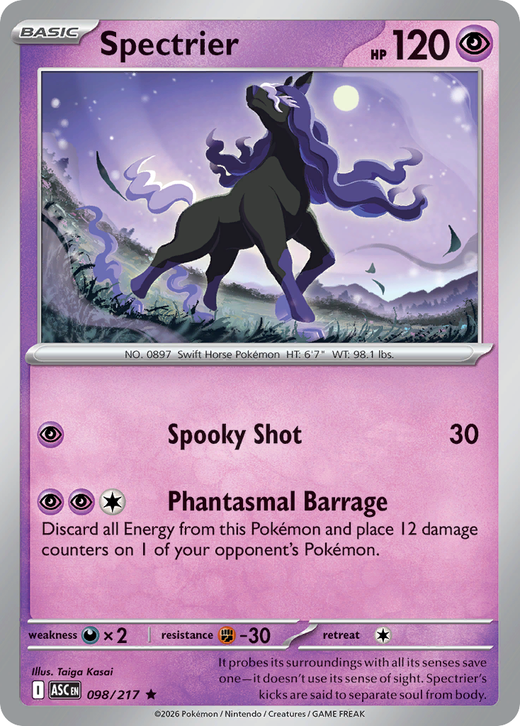 Spectrier Ascended Heroes Pokemon Card | Pikawiz