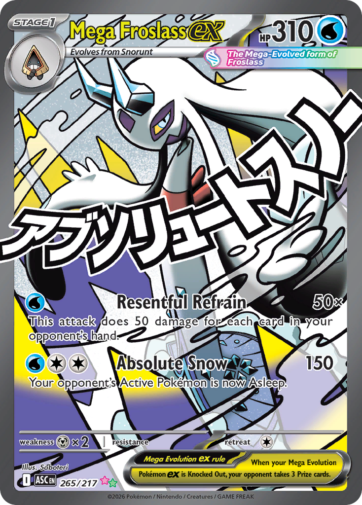 Mega Froslass EX Ascended Heroes Pokemon Card | Pikawiz