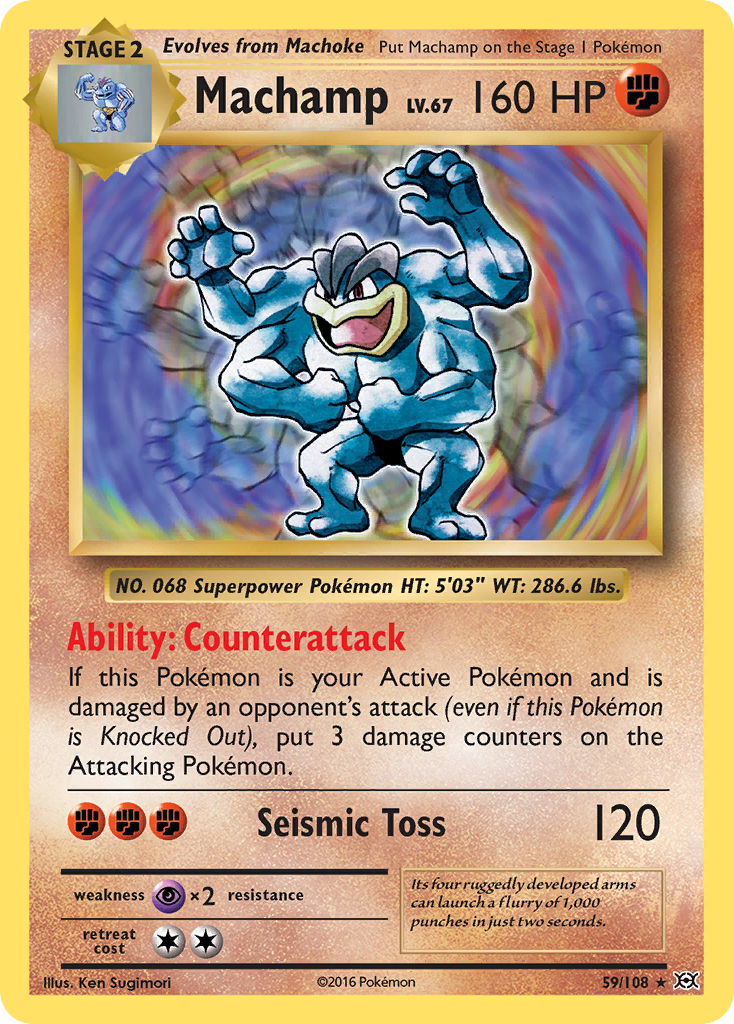 Machamp Evolutions Pokemon Card Pikawiz Machamp Evolutions Pokemon Card Pikawiz