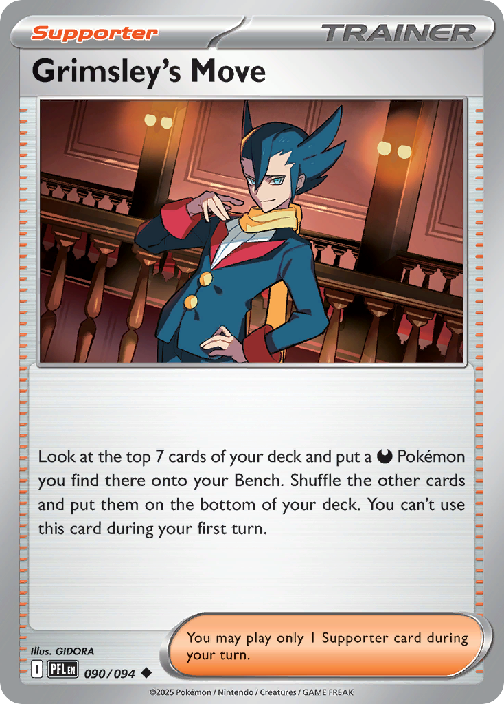 Grimsley's Move Phantasmal Flames Pokemon Card | Pikawiz