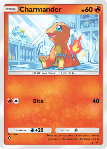 Charmander Crimson Blaze Pokemon Pocket Card | Pikawiz