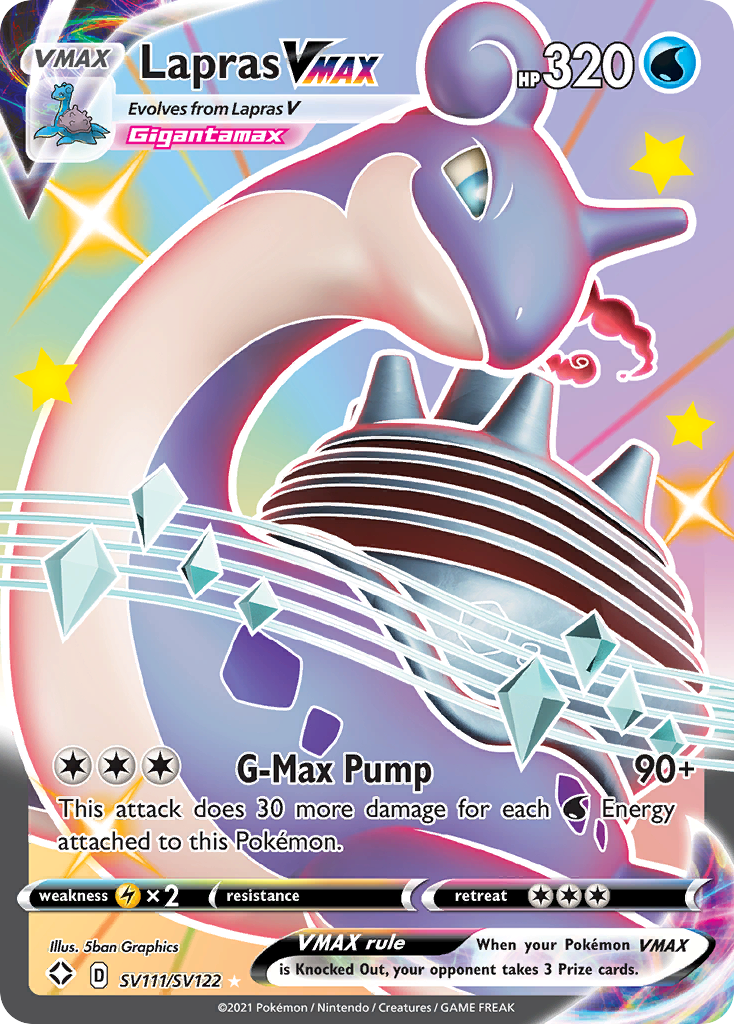 Lapras VMAX Shining Fates Pokemon Card Pikawiz Lapras VMAX Shining Fates Pokemon Card Pikawiz