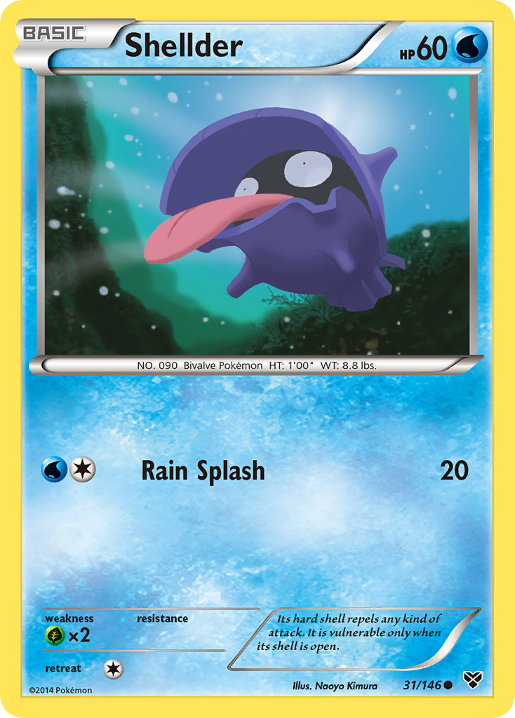 Shellder XY Pokemon Card Pikawiz Shellder XY Pokemon Card Pikawiz